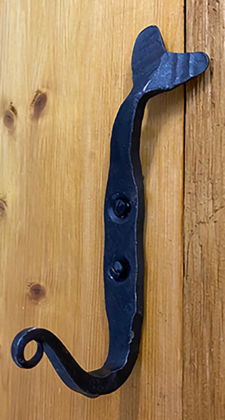 Alaska Forge Coat Hooks - Fish Tail Style