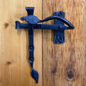 Alaska Forge Vine & Leaf Door Swing Bar Latch