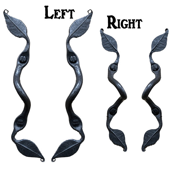 Alaska Forge Cabinet Pulls Leaf Style