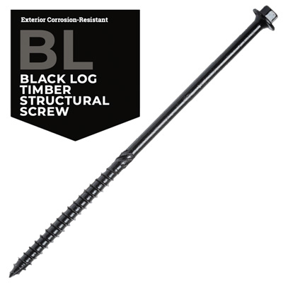 Black Log Timber Screws
