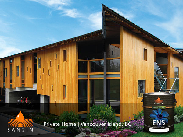 Sansin ENS two coat finish for exterior vertical surfaces, siding ...