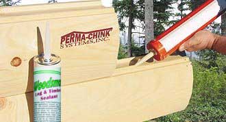 Perma-Chink Woodsman Caulking - Elastic Log Cabin Sealant | Schroeder ...